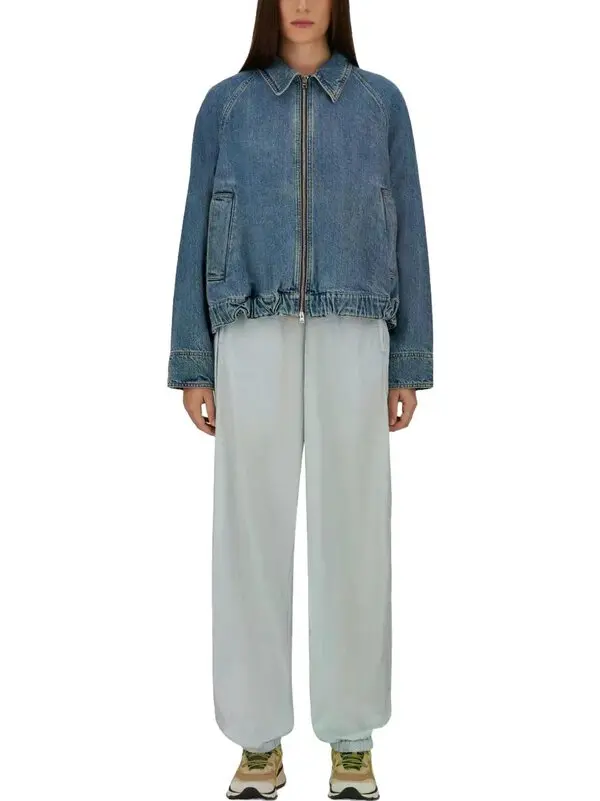 Herno Drawstring Waist Trousers With Zipped Pockets - Blue