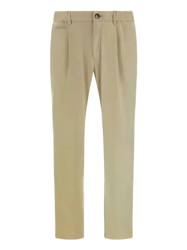 Herno Pleated-front Trousers - Neutrals