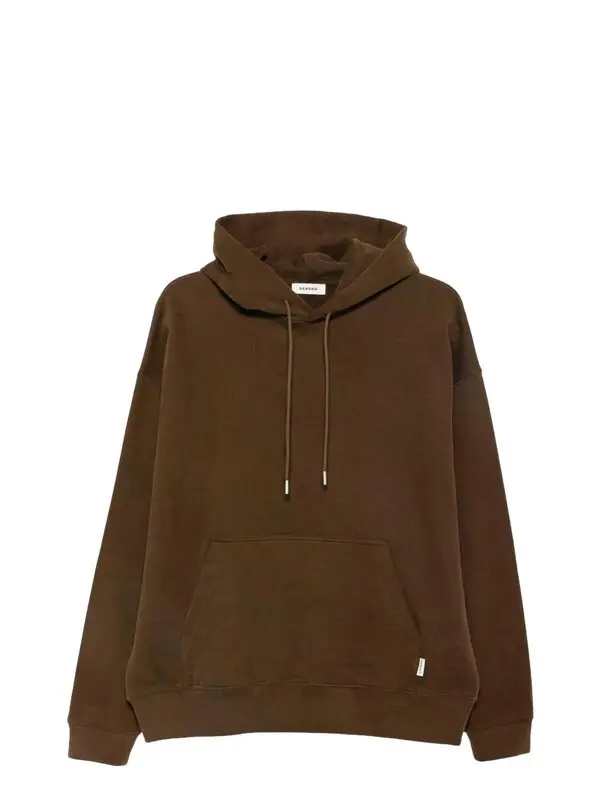 Sandro Oversized-fit Drawstring Hoodie - Brown