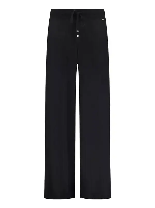 Herno Drawstring Waist Cashmere Trousers - Black
