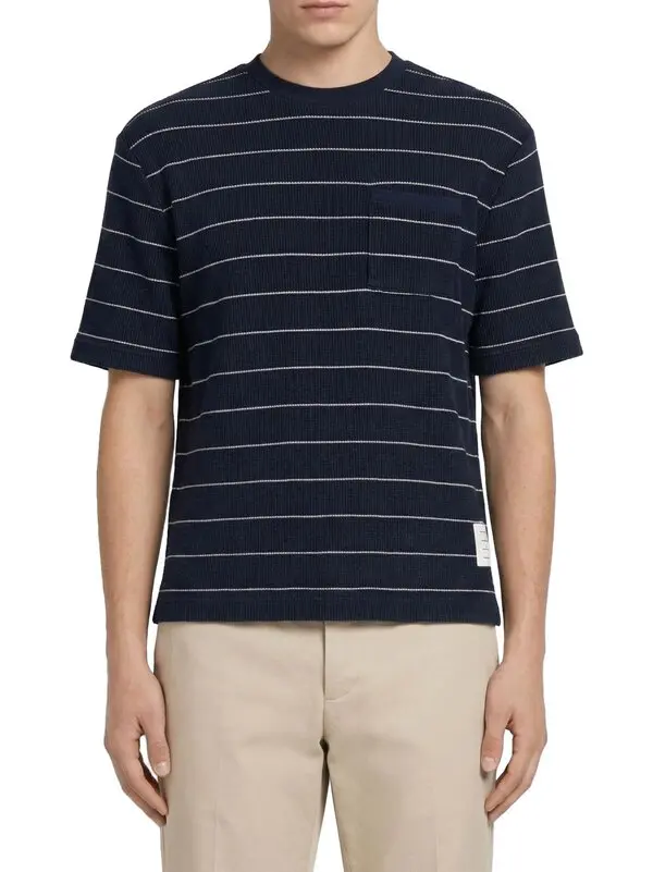 Thom Browne T-shirt Colour - Blue