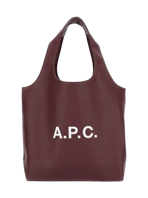 A.p.c. Logo Shoulder Bag - Brown