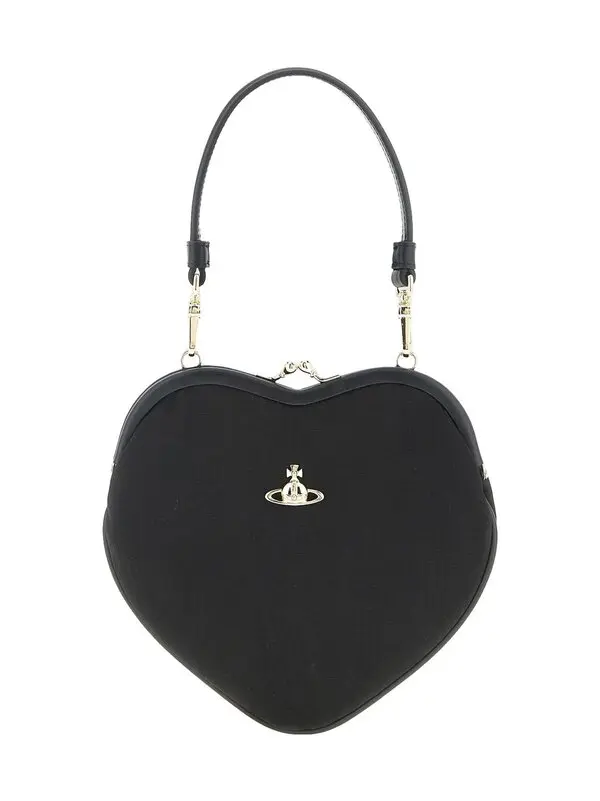 VIVIENNE WESTWOOD Heart Shaped Mini Bag - Black