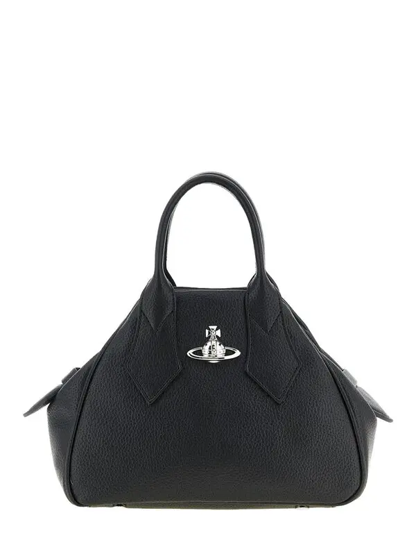 VIVIENNE WESTWOOD Orb Emblem Handbag - Black