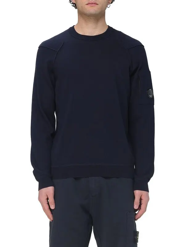 C.P. COMPANY Crew Neck Jumper - Blue
