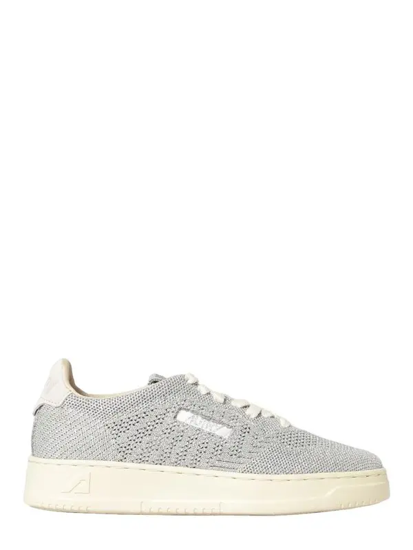AUTRY Medalist Easeknit" Crochet Knit Sneakers - Silver