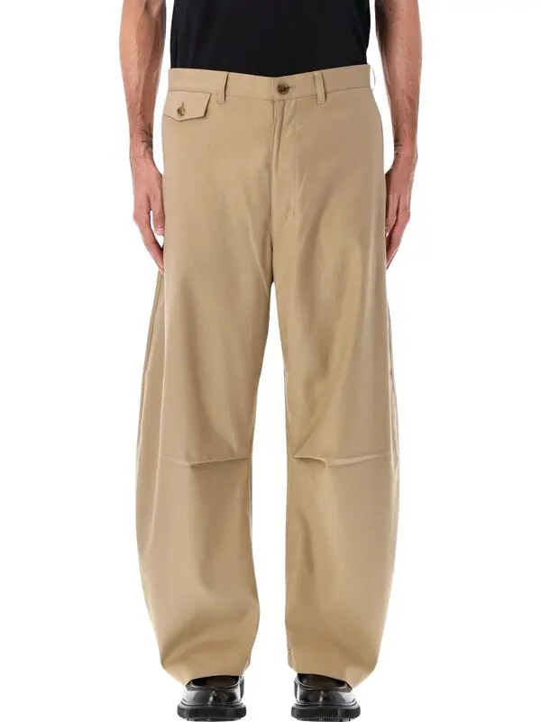 Comme Des Garçons Tailored Trousers - Beige
