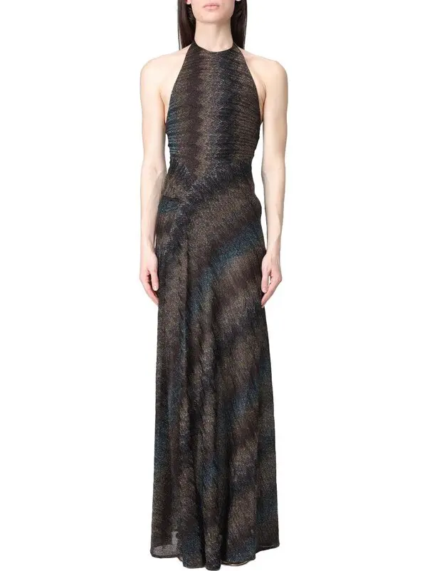 Missoni Halterneck Maxi Dress - Blue