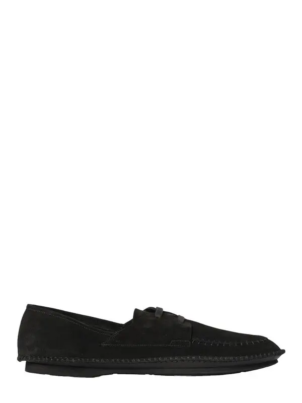 Premiata Deconstructed Suede Derby Shoes - Black
