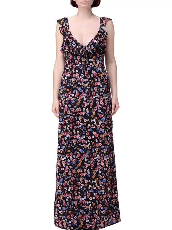 MAR DE MARGARITAS Viscose Maxi Dress - Black