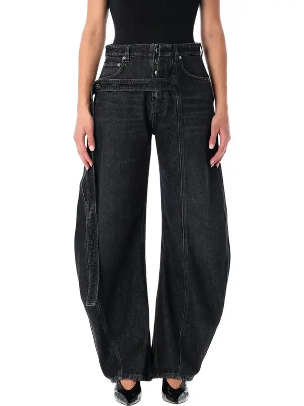 JEAN PAUL GAULTIER Wide Leg Jeans - Black