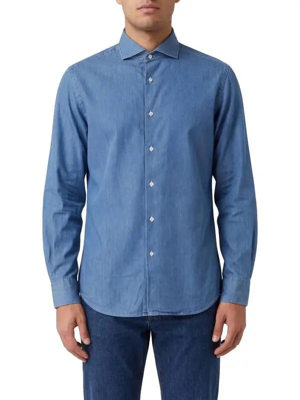 Aspesi Casual Cotton Shirt - Blue