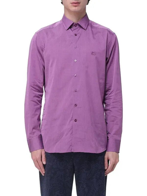 Etro Casual Cotton T-shirt - Violet