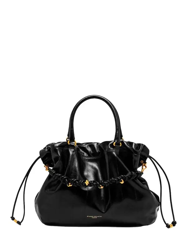 GIANNI CHIARINI Leather Handbag - Black