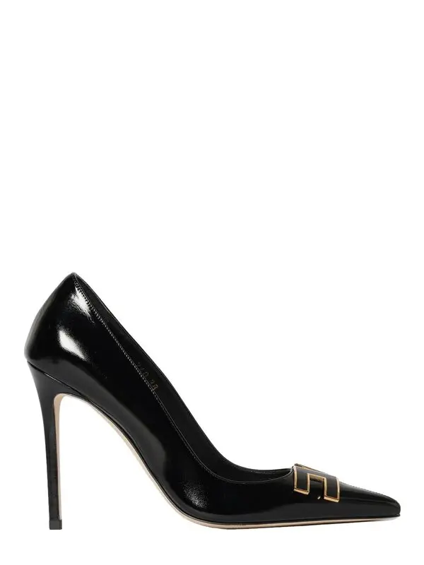 Elisabetta Franchi Nappa Leather Pumps With Stiletto Heel - Black