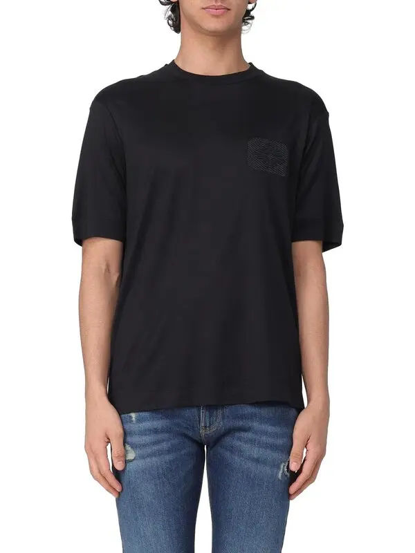 Emporio Armani Lyocell T-shirt - Black