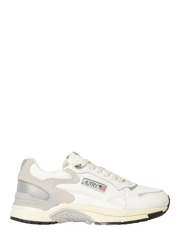 AUTRY Hyperway Leather And Mesh Sneakers - White