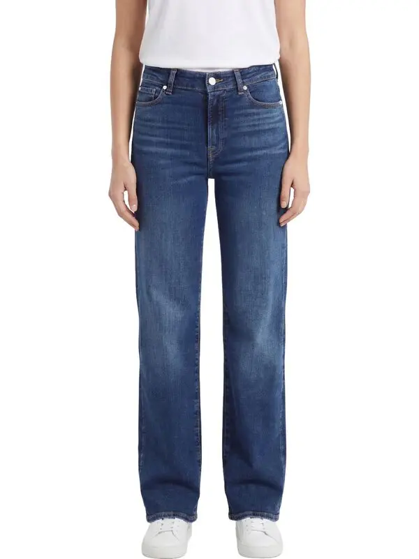 7 For All Mankind Straight Leg Jeans - Denim