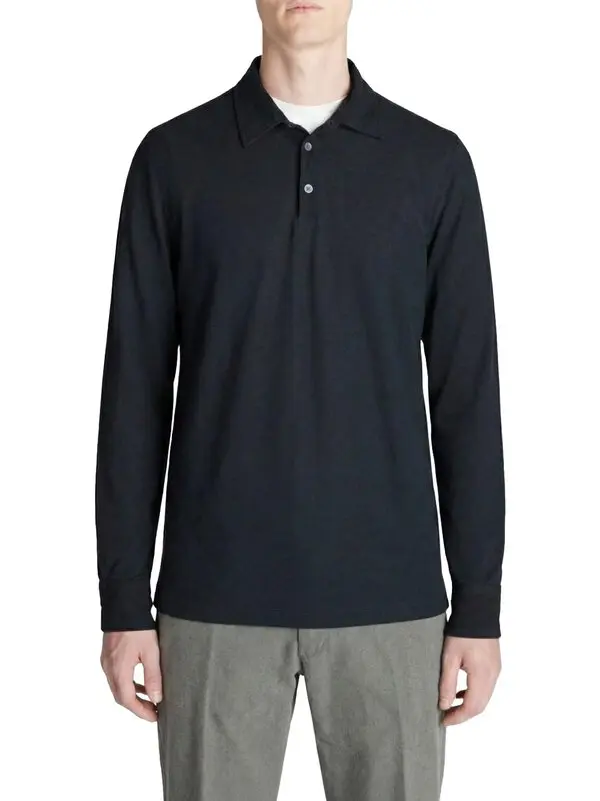 Incotex Cotton Polo Shirt - Black