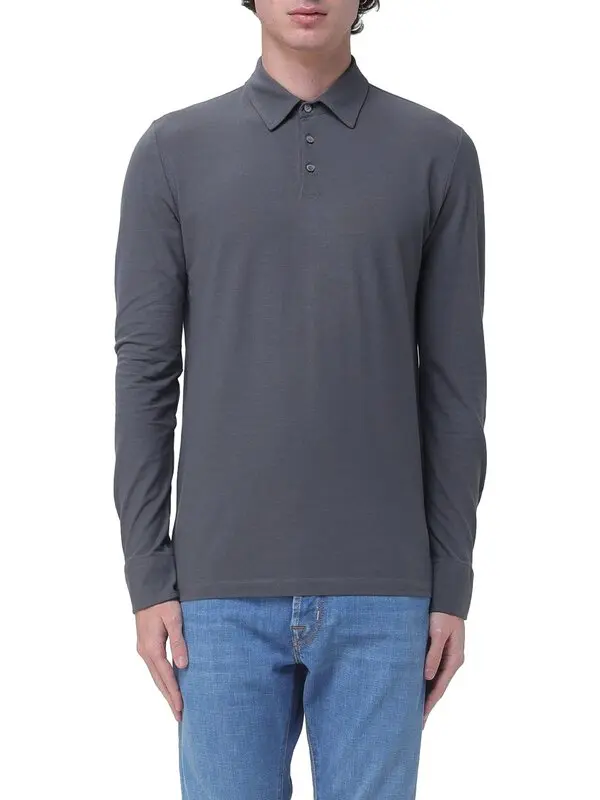 Incotex Cotton Polo Shirt - Grey