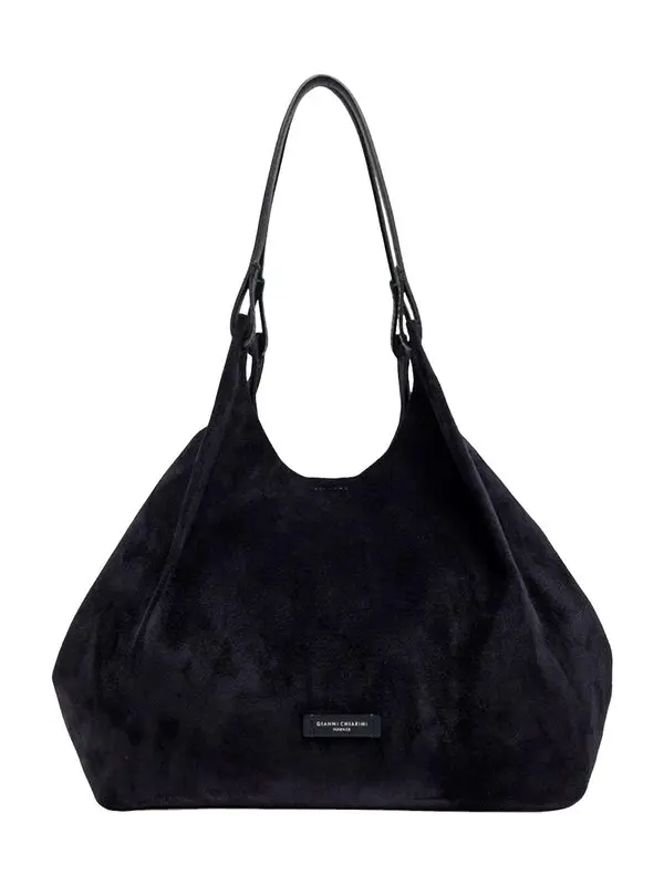 GIANNI CHIARINI Suede Tote Bag - Ink