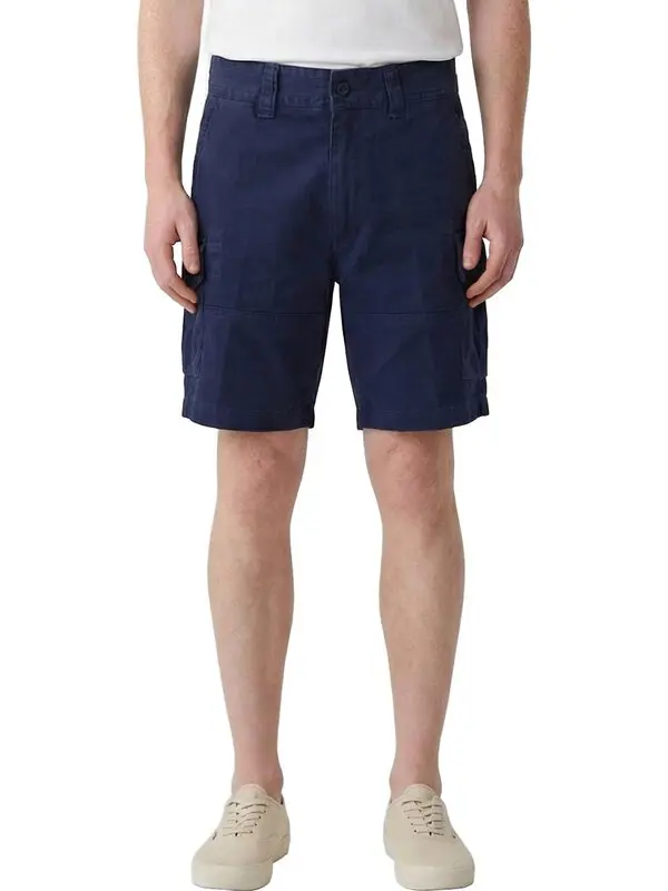 Polo Ralph Lauren Solid Cotton Cargo Chino Shorts - Blue