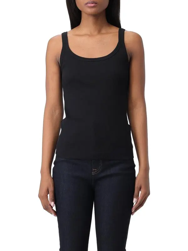 Dolce & Gabbana Ribbed Tank Top - Black