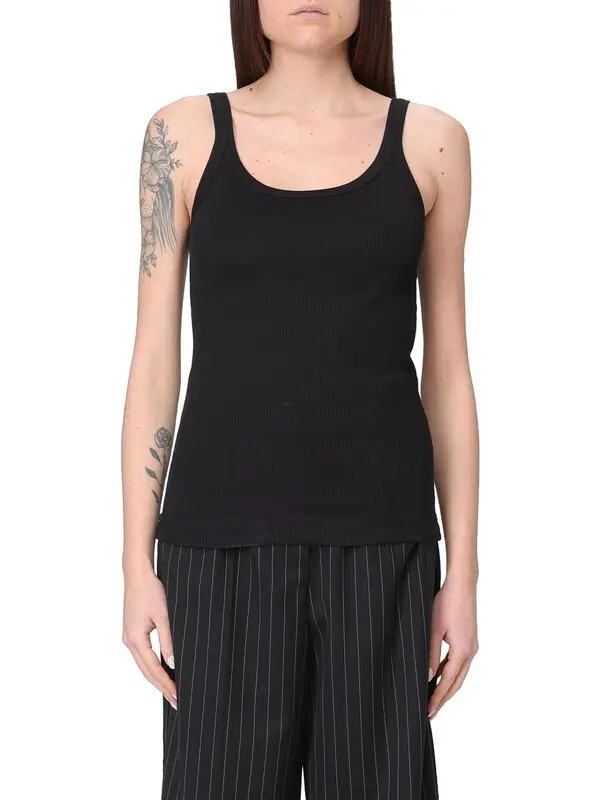 Dolce & Gabbana Ribbed Tank Top - Black