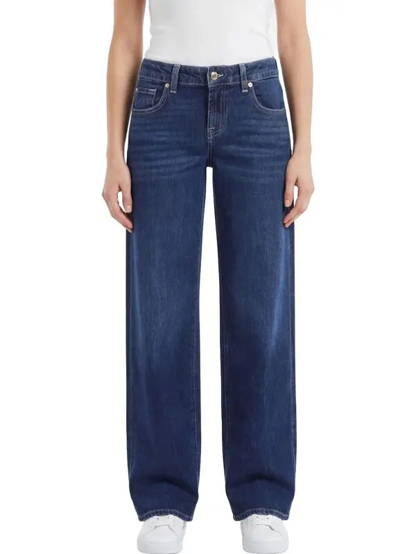 7 For All Mankind Wide Leg Jeans - Ocean