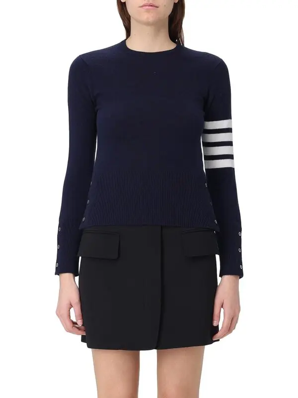 Thom Browne Four-bar Jumper - Blue