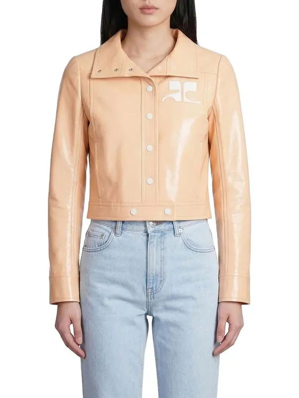 COURREGES Cropped Jacket - Orange