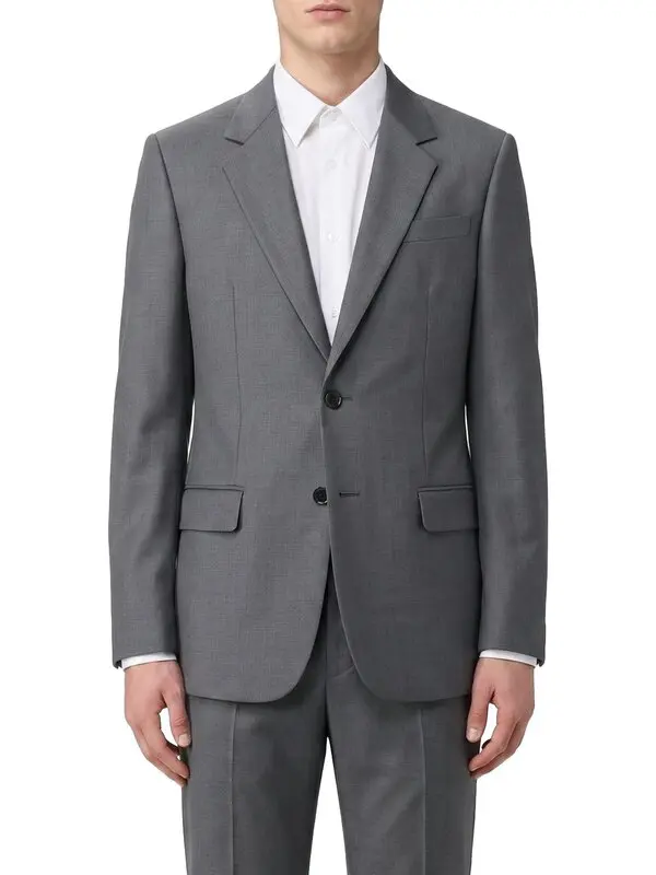 Valentino Garavani Single-breasted Merino Wool Blazer With Lapel Collar - Black