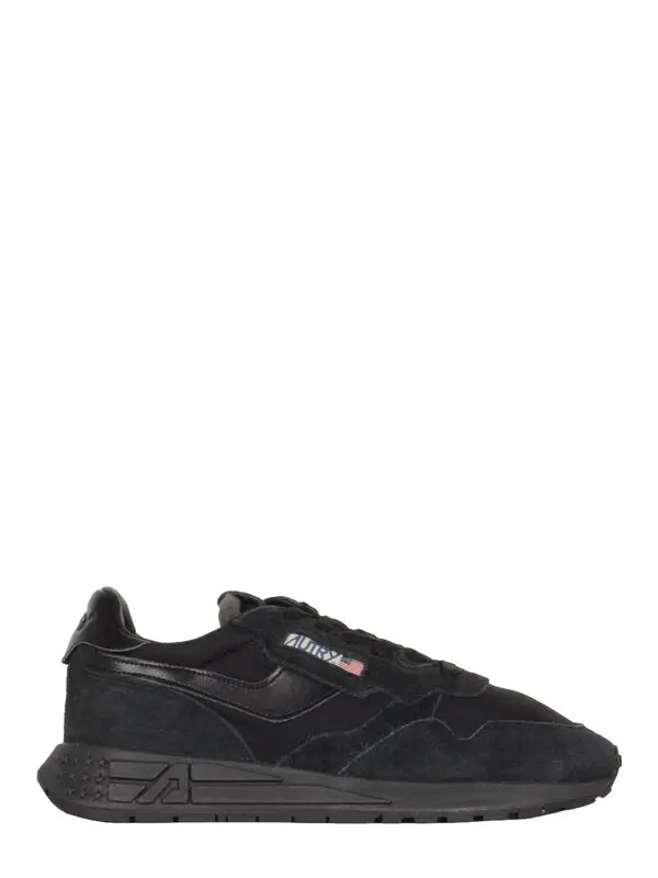 AUTRY Reelwind Suede And Nylon Sneakers - Grey