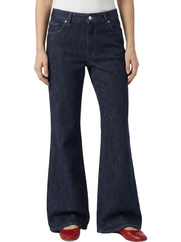 7 For All Mankind Flare Denim Jeans - Blue