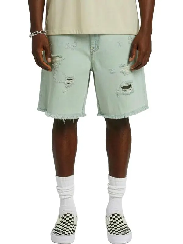 BARROW Distressed Shorts - Ice