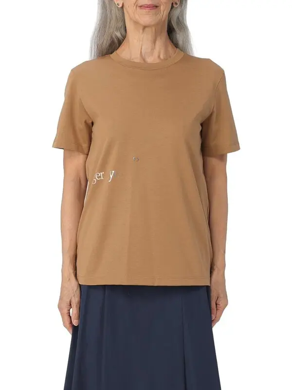 Max Mara Graphic T-shirt - Camel
