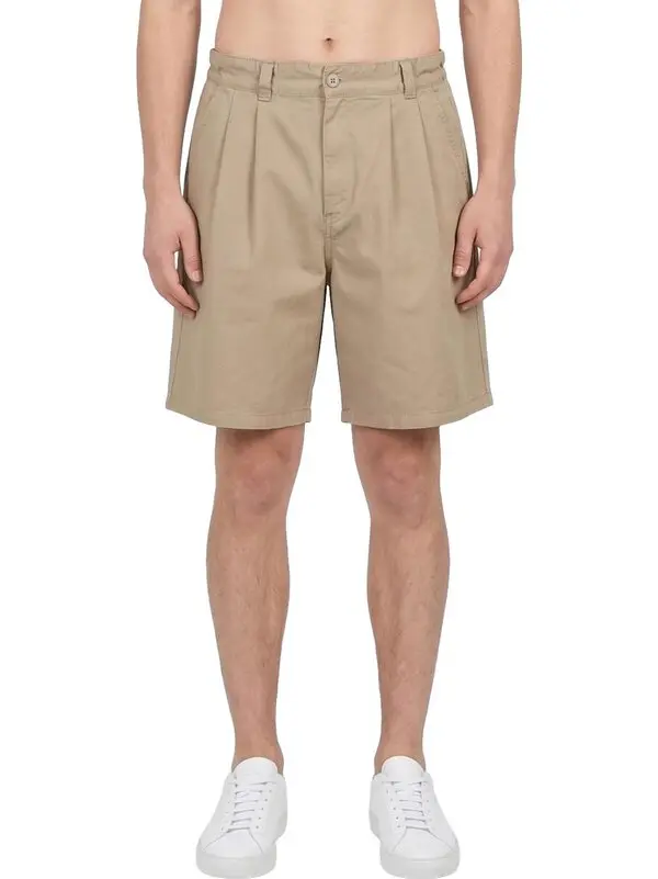 Carhartt Work In Progress Cotton Chino Shorts - Beige