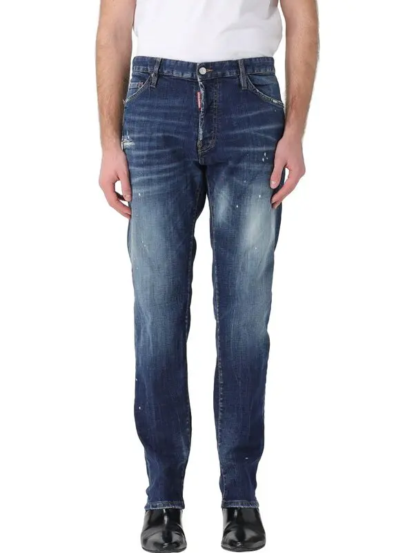 Dsquared2 Distressed Skinny Fit Jeans - Denim