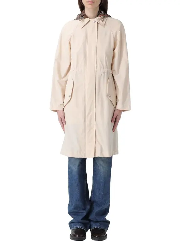 Burberry Stretch Nylon Raincoat - Beige