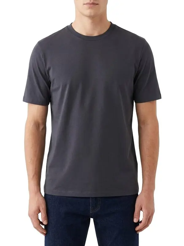 PEOPLE OF SHIBUYA Basic Cotton T-shirt - Blue