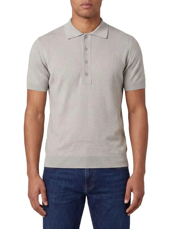 PAOLO PECORA Cotton Blend Polo Shirt - Military