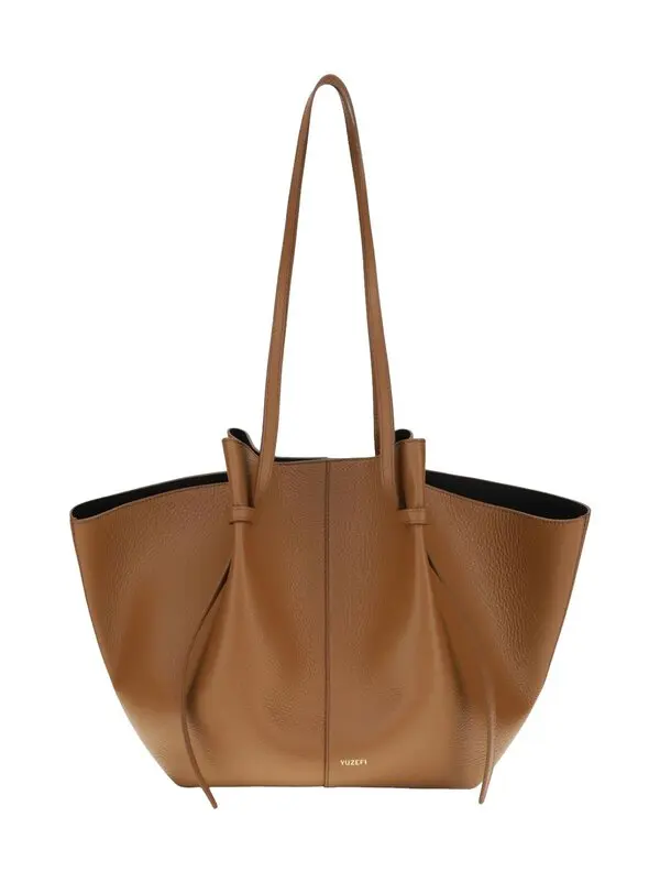 Yuzefi Leather Shoulder Bag - Hazel