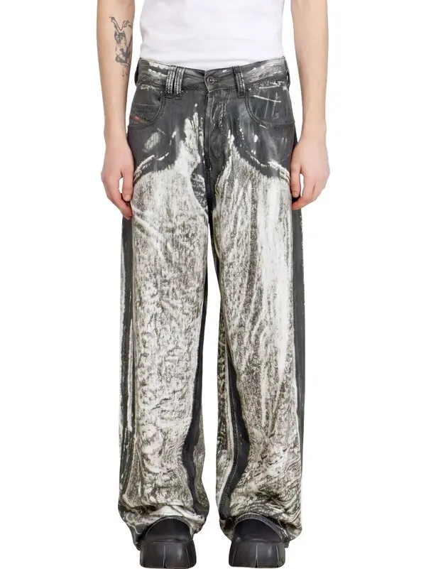 DIESEL® 1997 D-enim Wide Leg Jeans - Grey