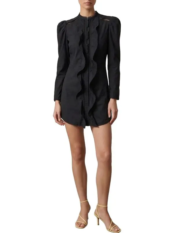 Isabel Marant Étoile Cotton Mini Dress - Black