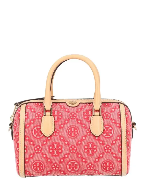 Tory Burch T Monogram Mini Duffel Bag - Red