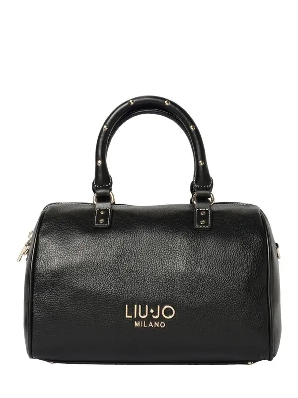 Liu Jo Grained Faux Leather Handbag - Black