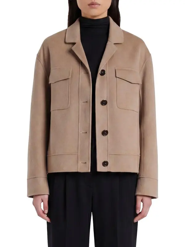 Max Mara Single Breasted Coat - Beige