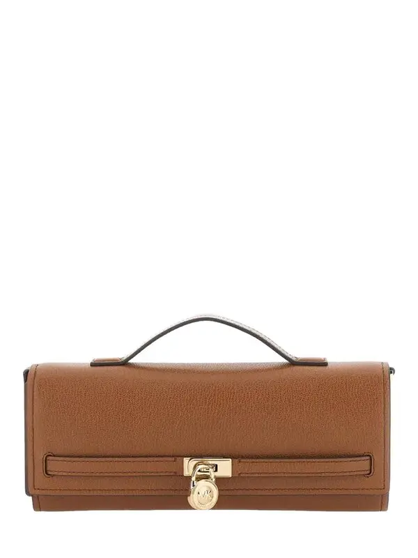 Michael Kors Turn Lock Handbag - Camel