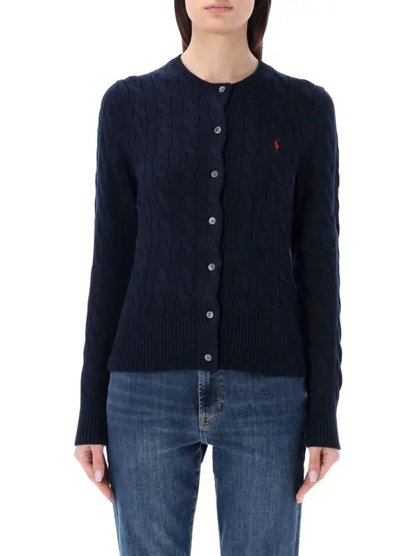 Polo Ralph Lauren Cable Knit Cardigan - Navy