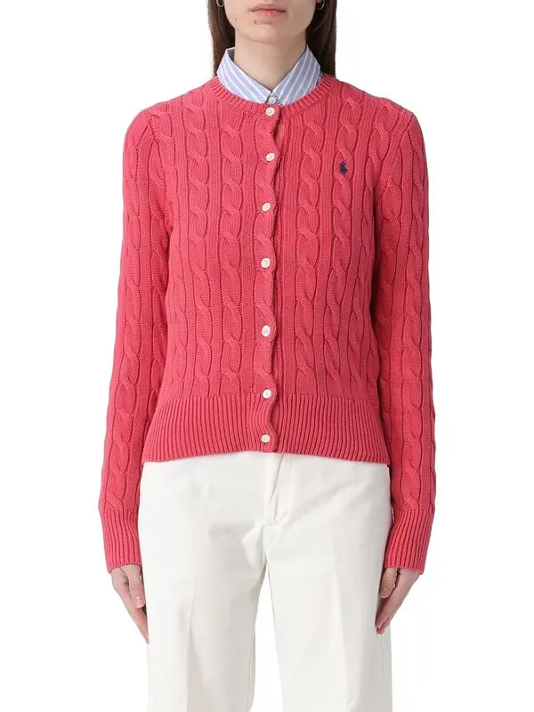 Polo Ralph Lauren Cable Knit Cardigan - Red